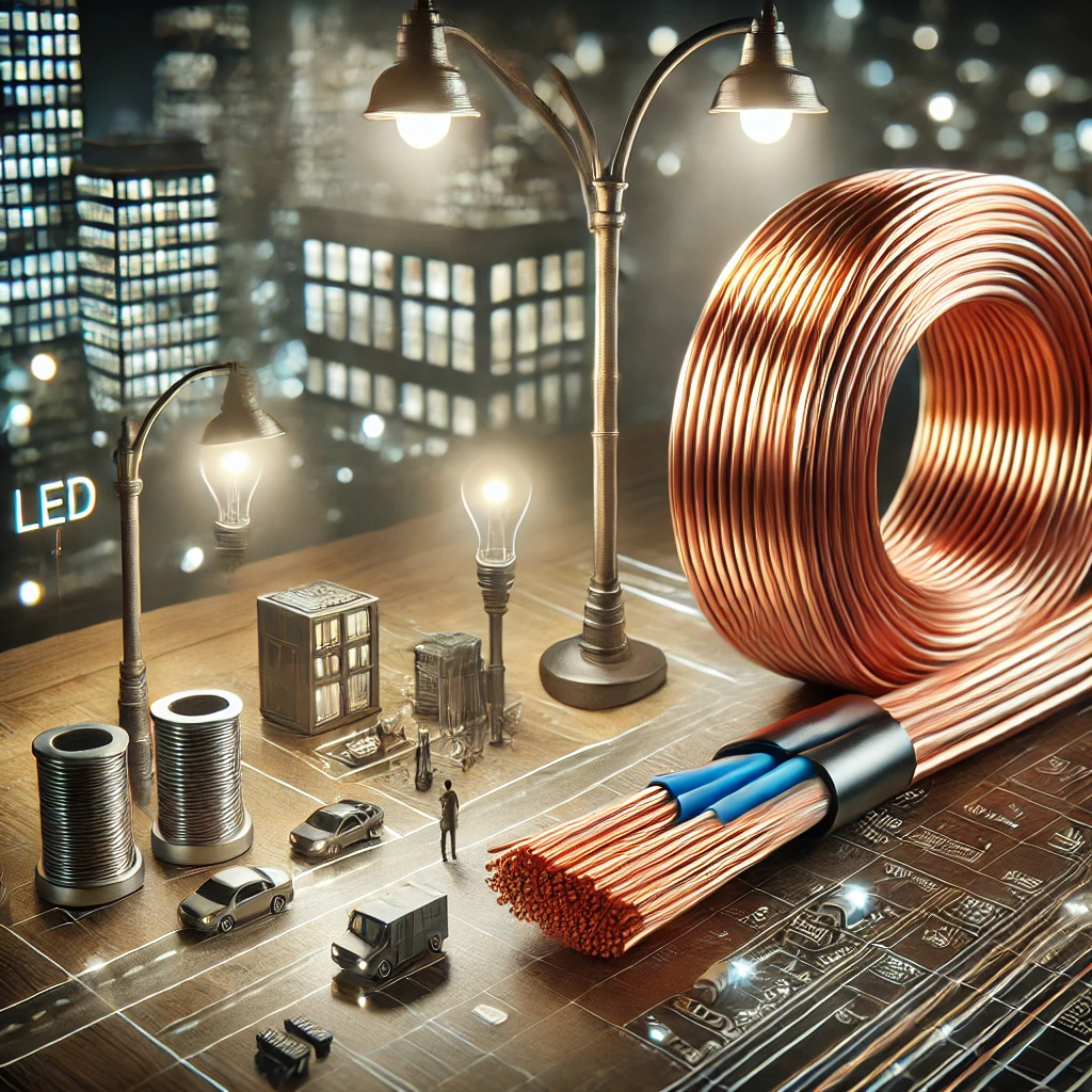 Guaranteed Quality Round Flexible Copper Wire for LED Street Lights